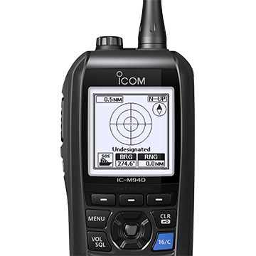 Icom M94D Handheld Marine VHF with GPS, DSC, and AIS | Sea-Tech Systems