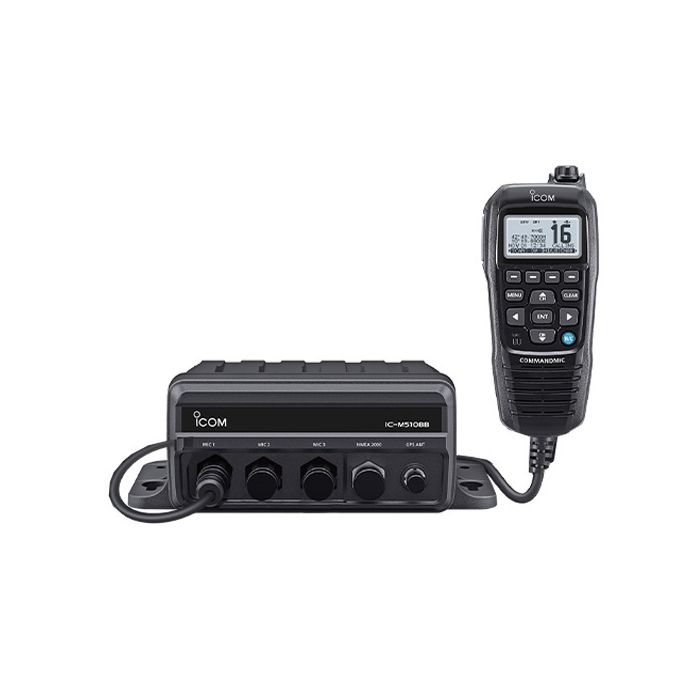 Icom M510BB VHF Marine Black Box Radio with Black Command Mic | Sea ...